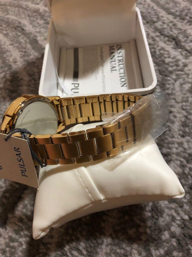 Pulsar Time Computer P3 Led Solid Gold Watch For Sale At