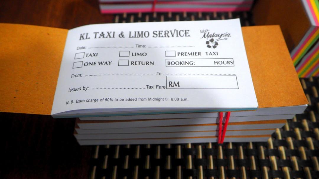 Resit Teksi / Taxi Receipt /GRABCAR, Everything Else, Others on Carousell