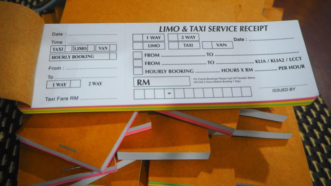 Resit Teksi / Taxi Receipt /GRABCAR, Everything Else, Others on Carousell