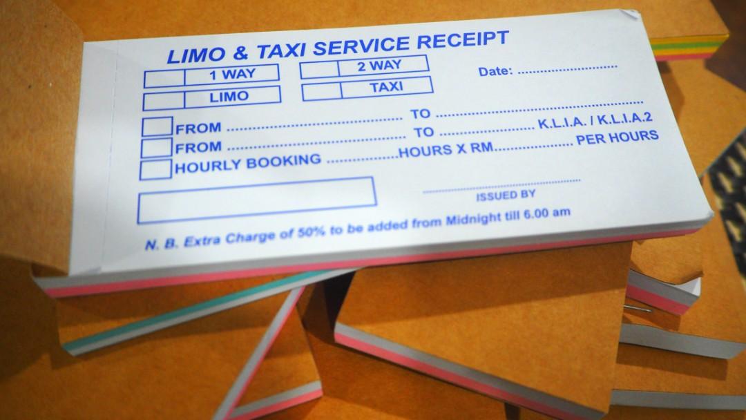 Resit Teksi / Taxi Receipt /GRABCAR, Everything Else, Others on Carousell