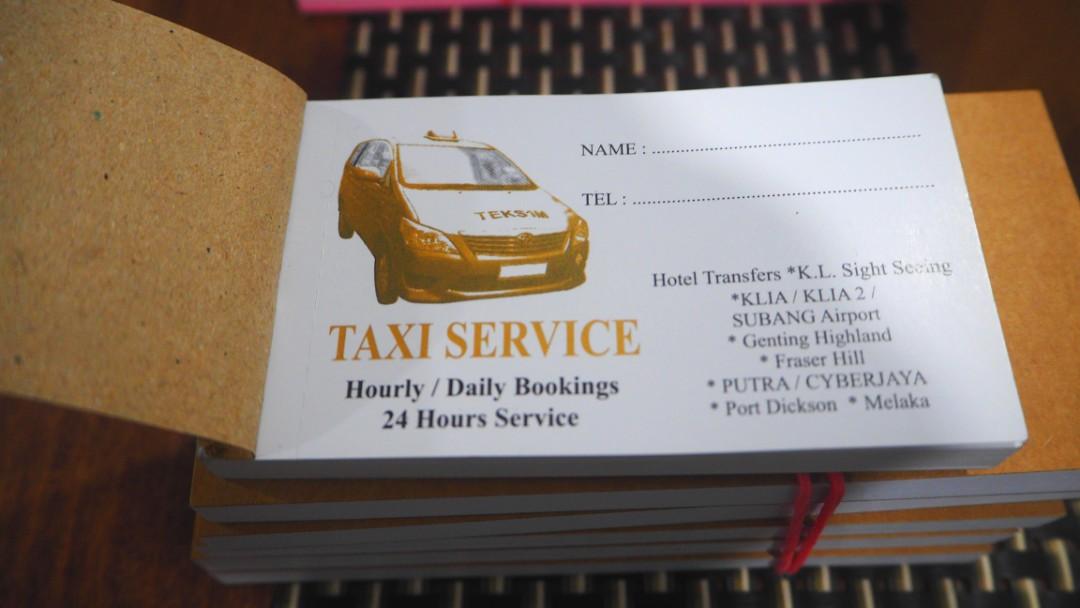 Resit Teksi / Taxi Receipt /GRABCAR, Everything Else, Others on Carousell