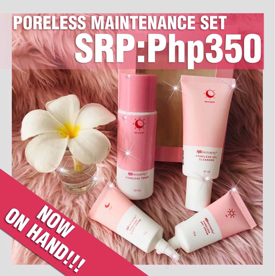 RYX Poreless Maintenance Set, Beauty & Personal Care, Face, Face Care ...