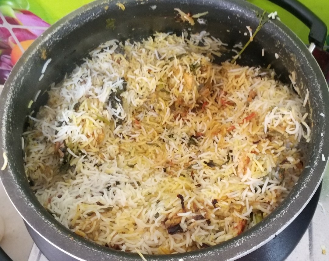 Home Cooked Salmon Fish/ Prawn/Mutton/ Chicken Biriyani Rice, Food ...