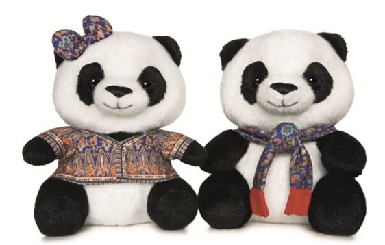 SIA Panda Plush Toy ( Kai Kai & Jia Jia), Hobbies & Toys, Toys & Games ...