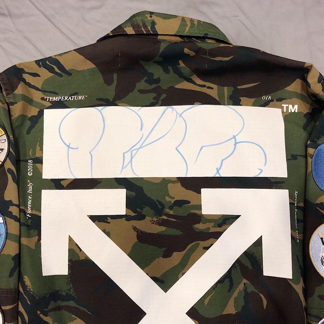 SIGNED by VIRGIL ABLOH!!! *Authentic Off-White Camo Jacket, Men's ...