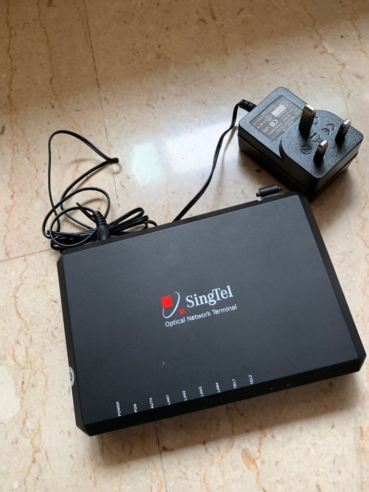 Singtel board band ONT (Alcatel-lucent), Computers & Tech, Parts ...