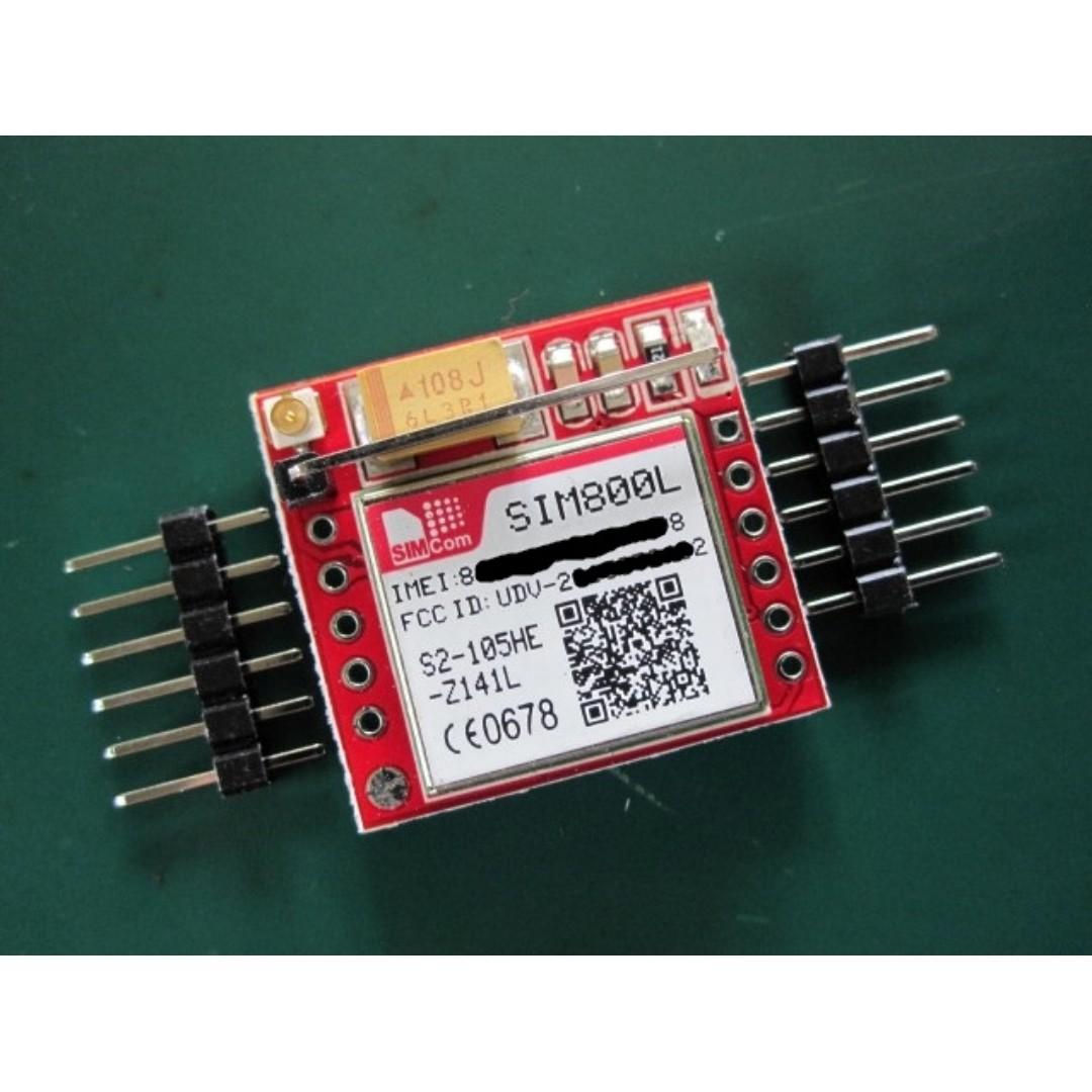 SMALLEST SIM800L GPRS GSM MODULE MICROSIM CARD CORE BOARD, Computers ...