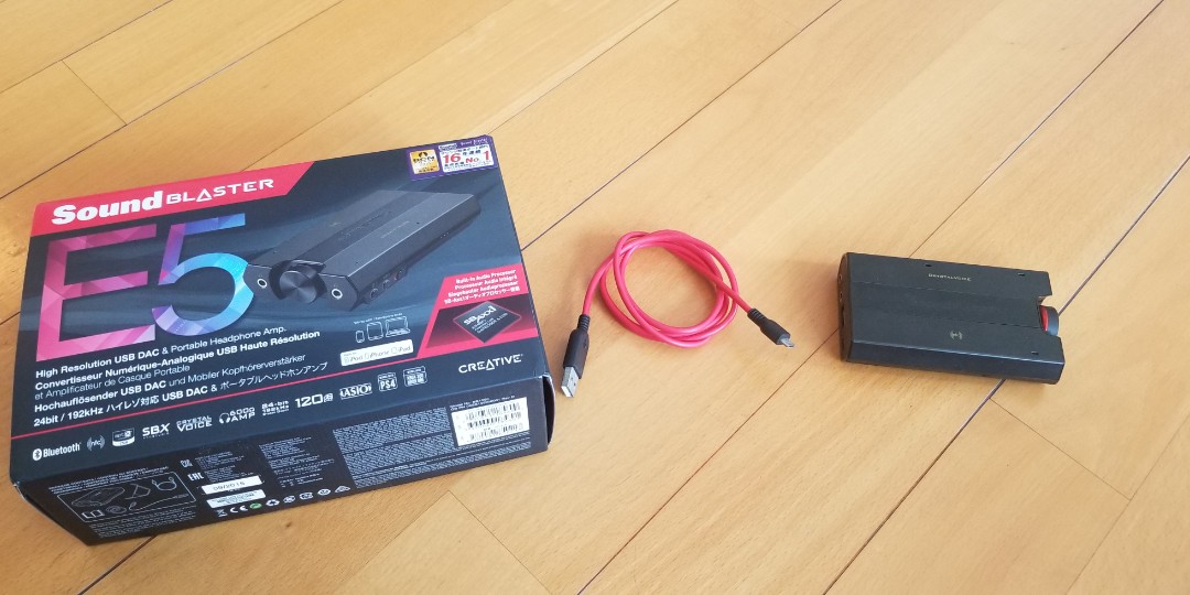 Sound Blaster E5, 音響器材, Soundbar、揚聲器、藍牙喇叭、耳擴 - Carousell