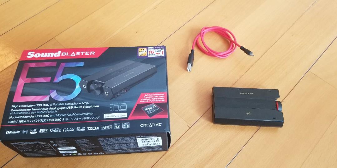 Sound Blaster E5, 音響器材, Soundbar、揚聲器、藍牙喇叭、耳擴 - Carousell