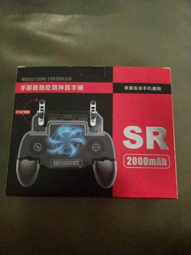 SR mobile PUBG controller, SR mobile Gaming controller (with cooler fan ...