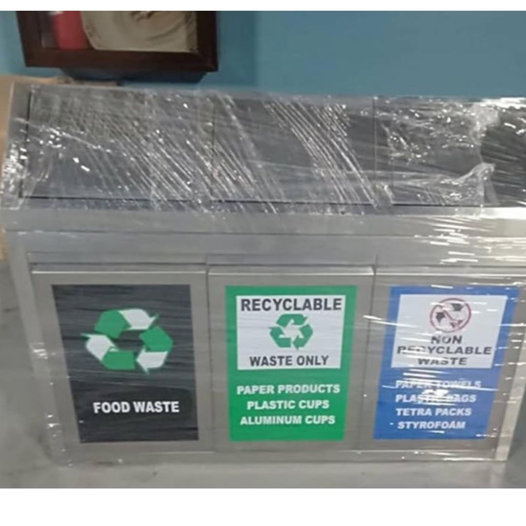 Stainless waste segregation, Furniture & Home Living, Home Improvement ...