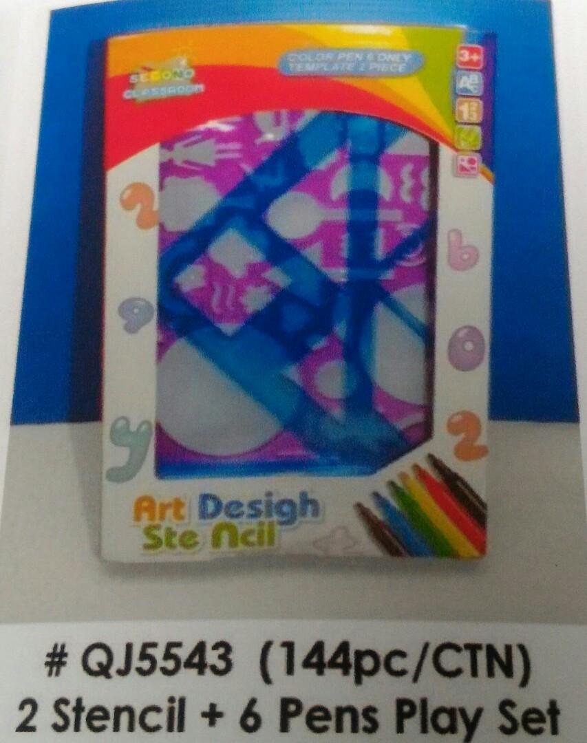 Stencil set, Hobbies & Toys, Stationary & Craft, Craft Supplies & Tools ...