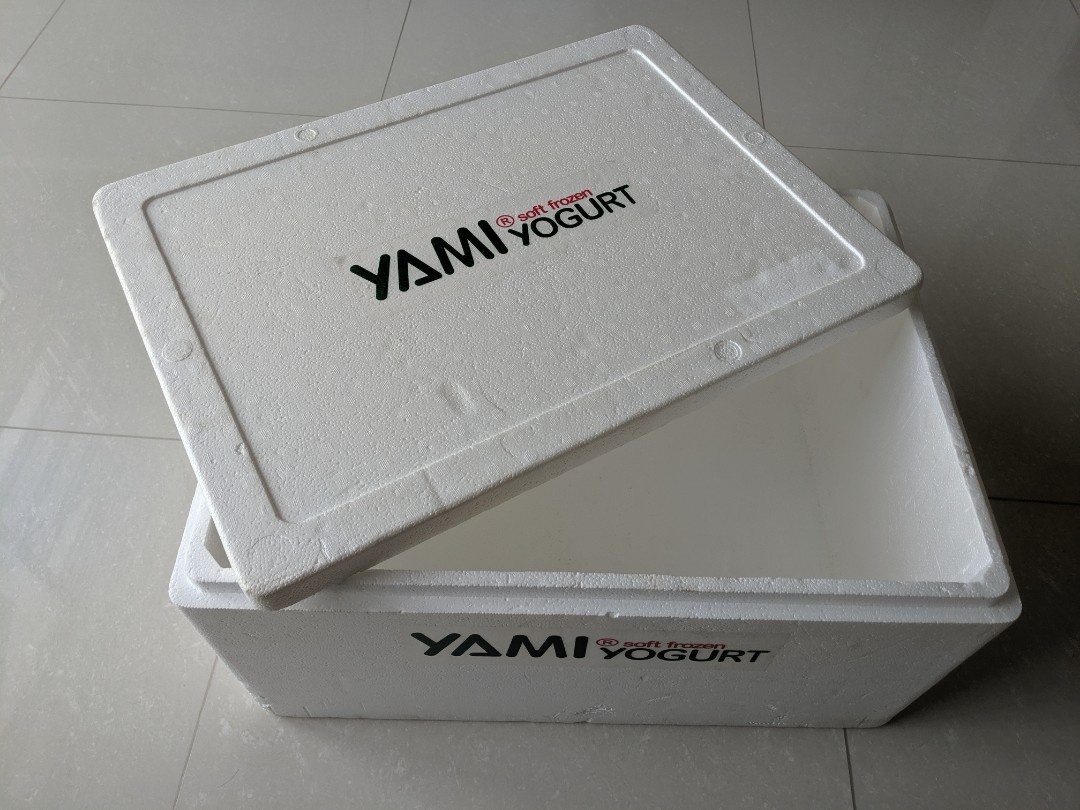 Styrofoam Box with cover, Everything Else on Carousell