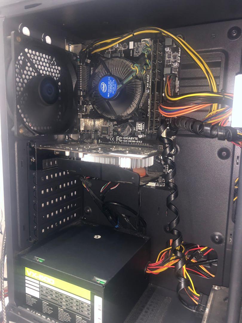 System Unit Intel core i3 4160 3.6GHZ 4th gen 8GB Ram GT1030 1TB Hdd ...