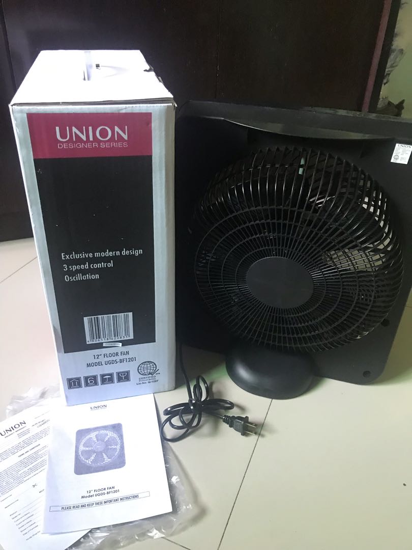 Union floor Fan UGDS-BF1201, Furniture & Home Living, Lighting & Fans ...