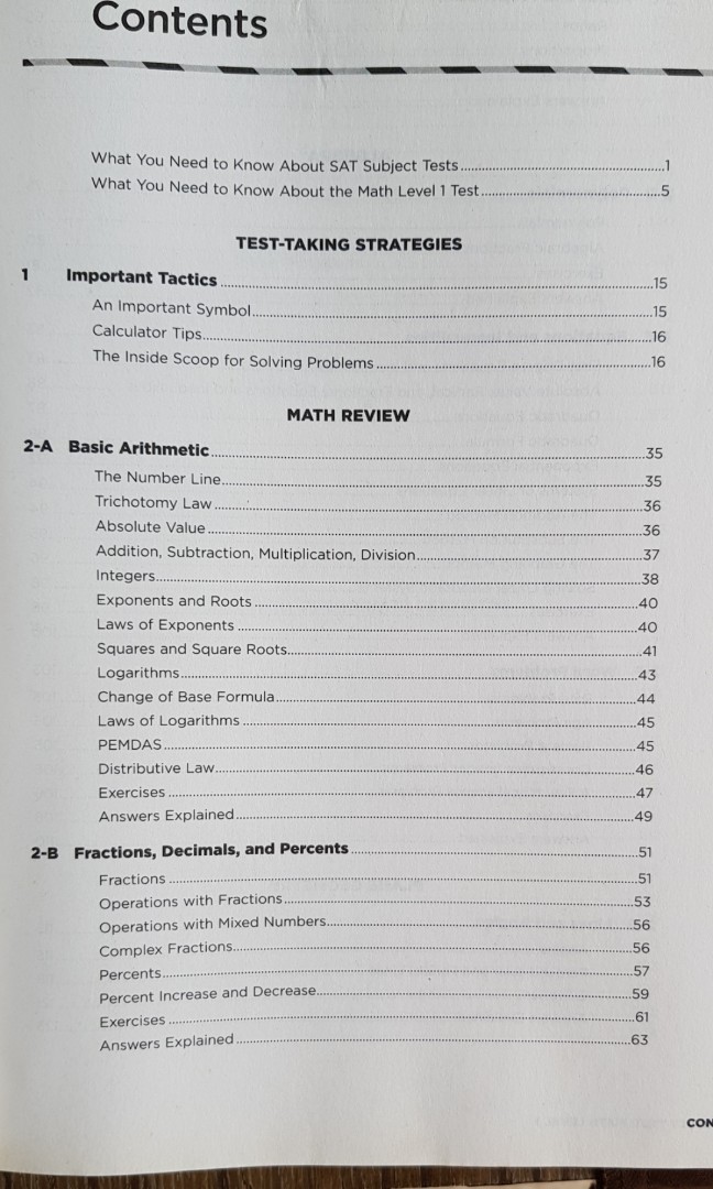 US SAT Math Level 1, Hobbies & Toys, Books & Magazines, Assessment ...