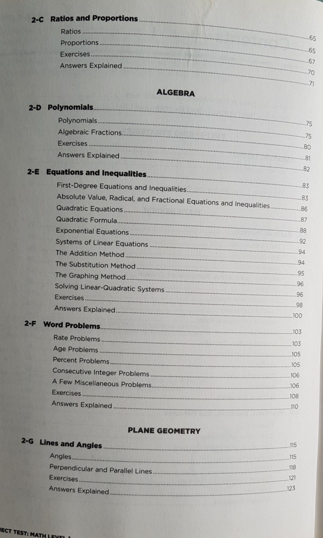 US SAT Math Level 1, Hobbies & Toys, Books & Magazines, Assessment ...