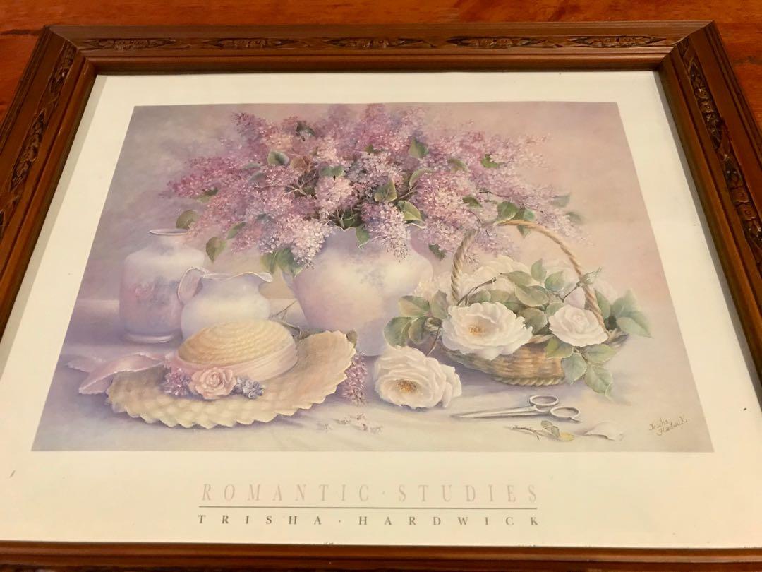 Vintage FLOWER DAY Art Print by Trisha Hardwick, Furniture & Home ...