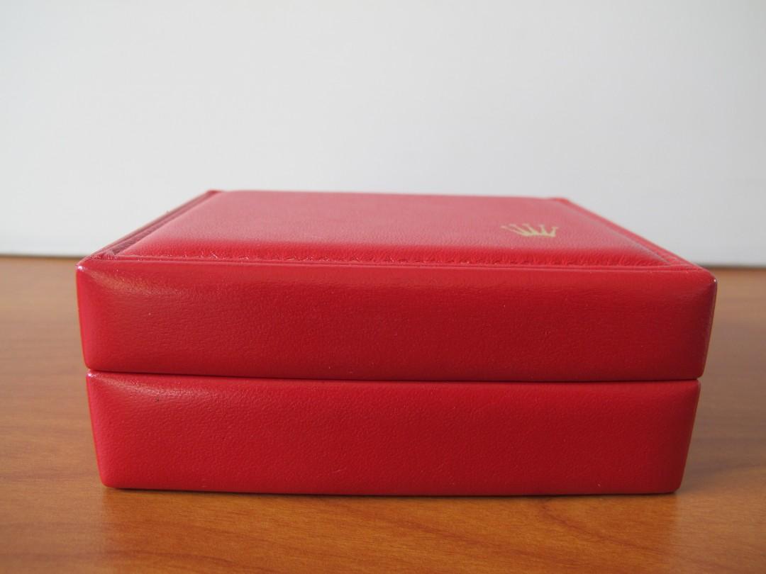 Vintage Rolex Red Leather Watch Box 14.00.01., Luxury, Watches on Carousell