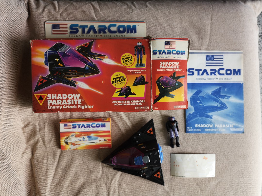 Vintage Starcom Shadow Parasite complete with box and paperwork, Toys ...
