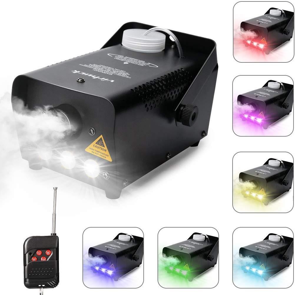 VIRHUCK 500W RC FOG MACHINE WITH WIRELESS REMOTE CONTROL, TV & Home ...