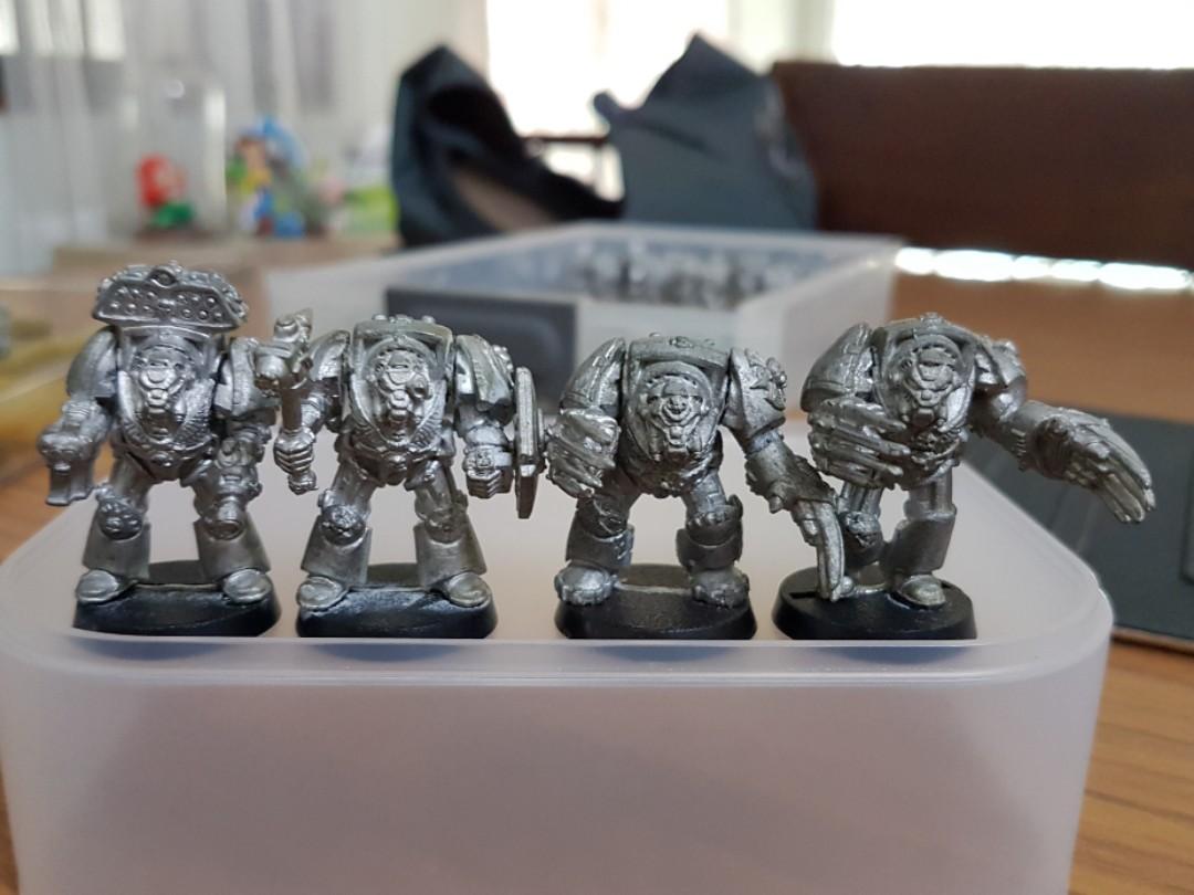 Warhammer 40K Kill Team Terminators x4 Metal OOP, Hobbies & Toys, Toys ...
