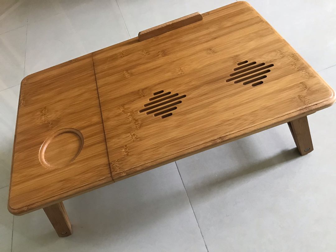 Wooden Foldable laptop stand, Furniture & Home Living, Furniture ...
