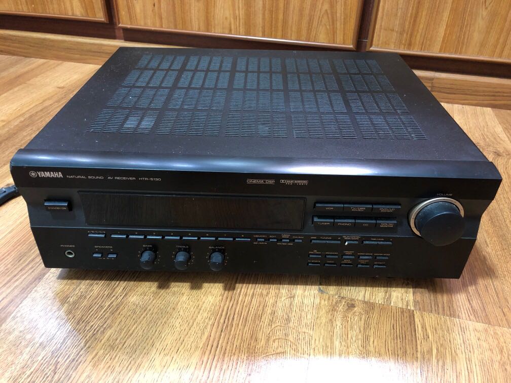 Yamaha amplifier av receiver htr-5130, Audio, Soundbars, Speakers & Amplifiers on Carousell