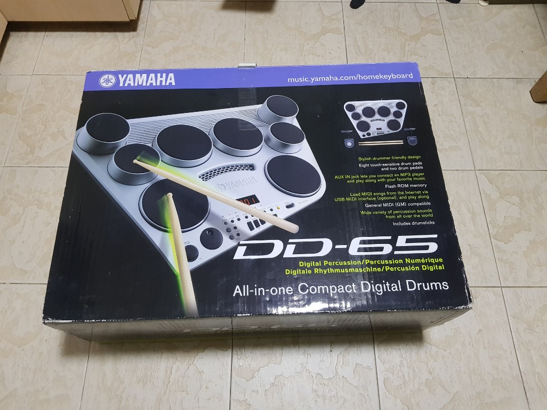 Yamaha DD65 Drum Pad c/w Yamaha Stand, Hobbies & Toys, Music & Media ...