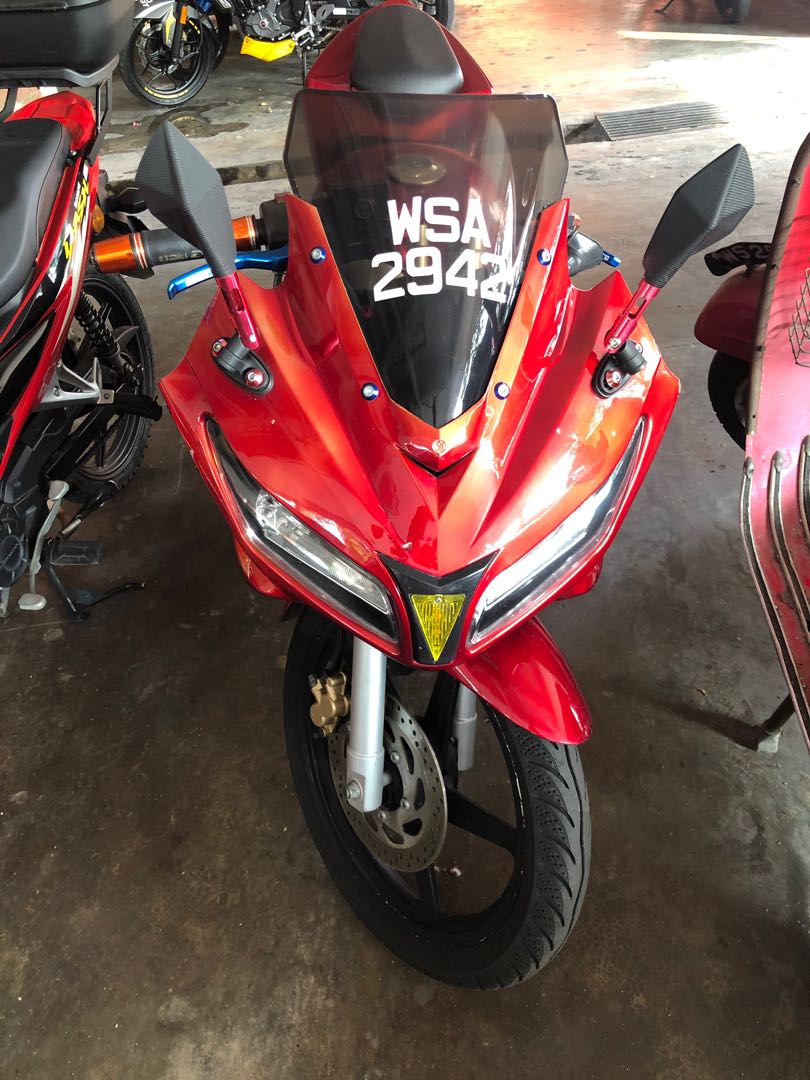 Yamaha FZ150i convert r6 full fairing, Motorbikes on Carousell