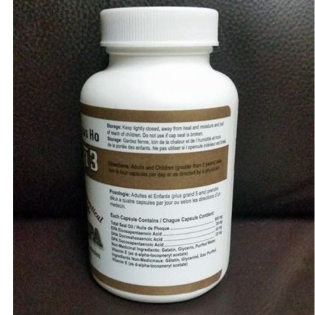 全新加拿大120粒裝 Triple Omega 3 PLUS Seal Oil (海豹油之父dr.cosmas Ho) 絕對正貨, 健康及營養 ...