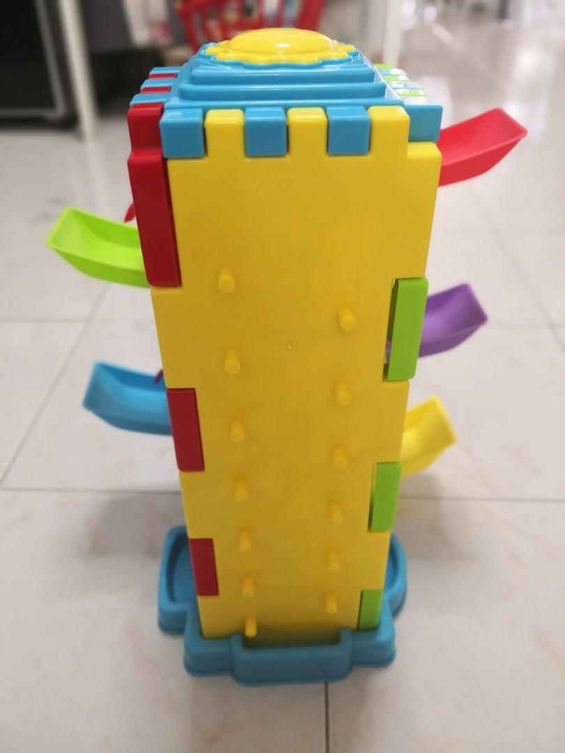 4 in 1 toy block, shapes, numbers glider, roller glider, car track race ...