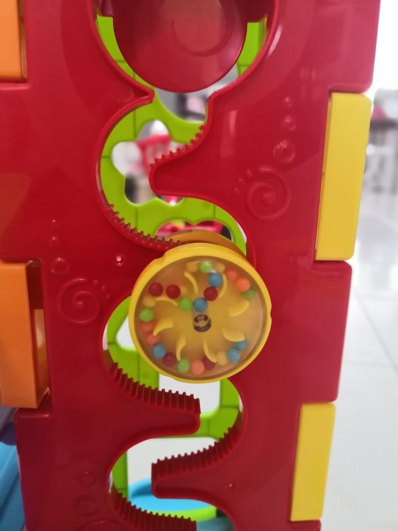 4 in 1 toy block, shapes, numbers glider, roller glider, car track race ...