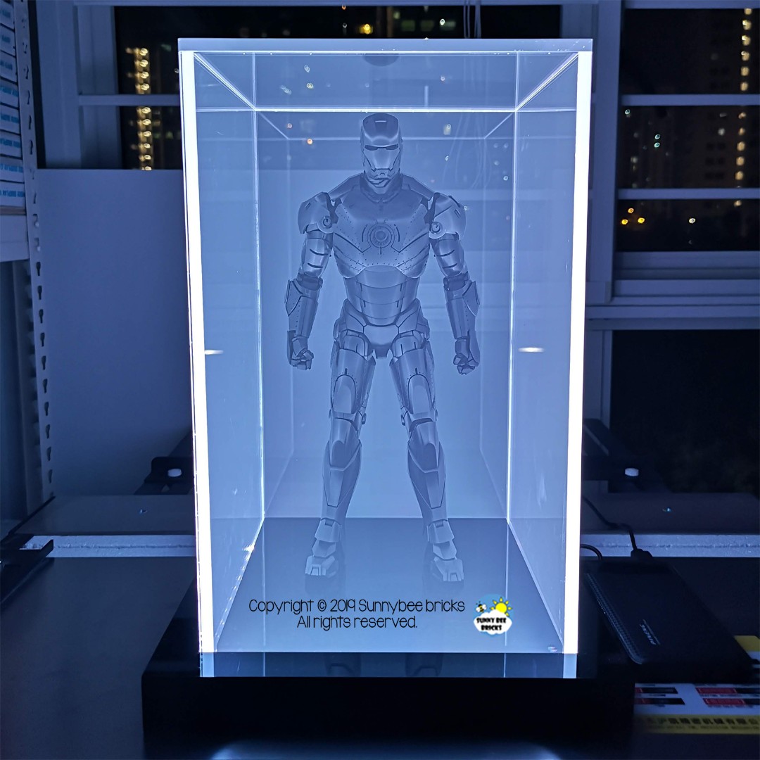 Custom Acrylic Display Box for 1/6th Hot Toys Figure, Hobbies & Toys ...