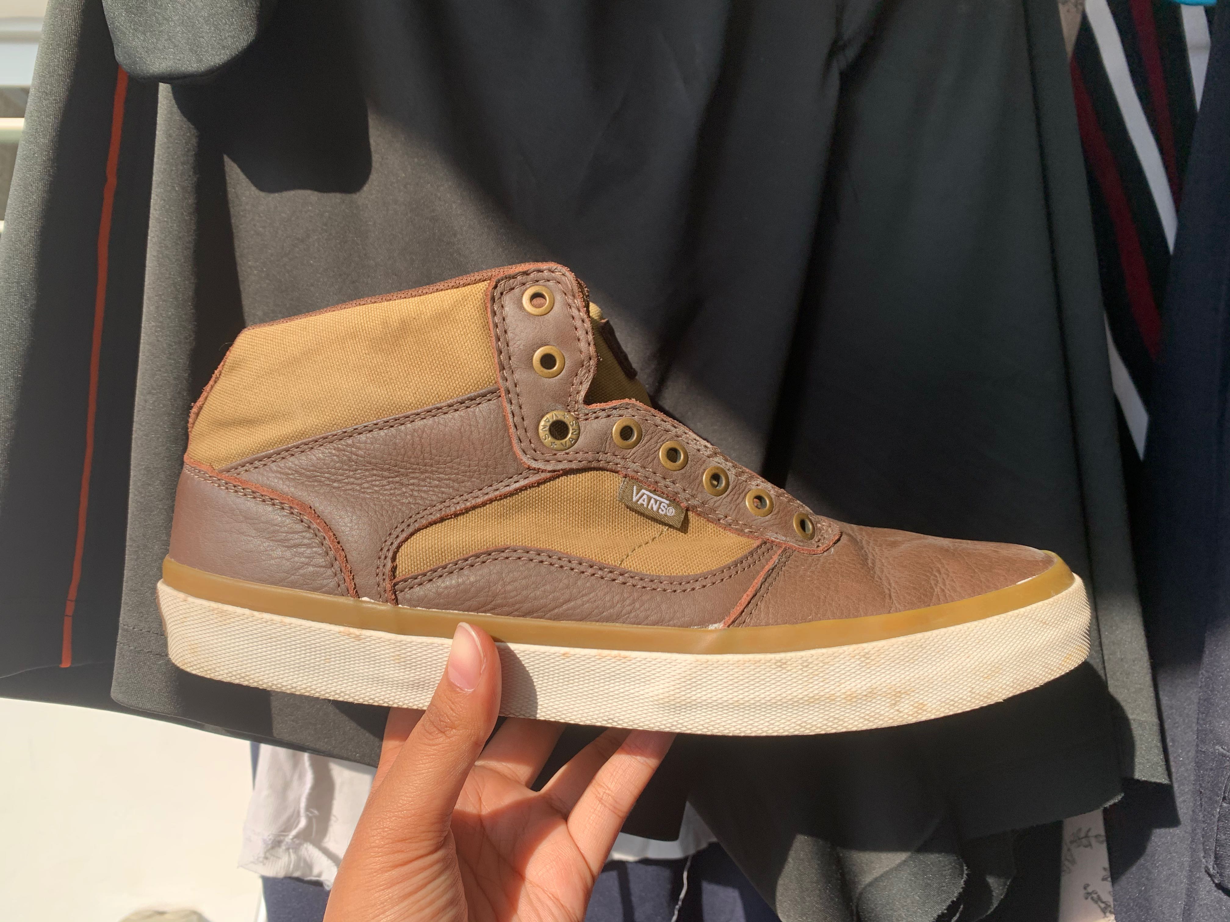 High cut vans sneakers, Men's Fashion, Footwear, Sneakers on Carousell