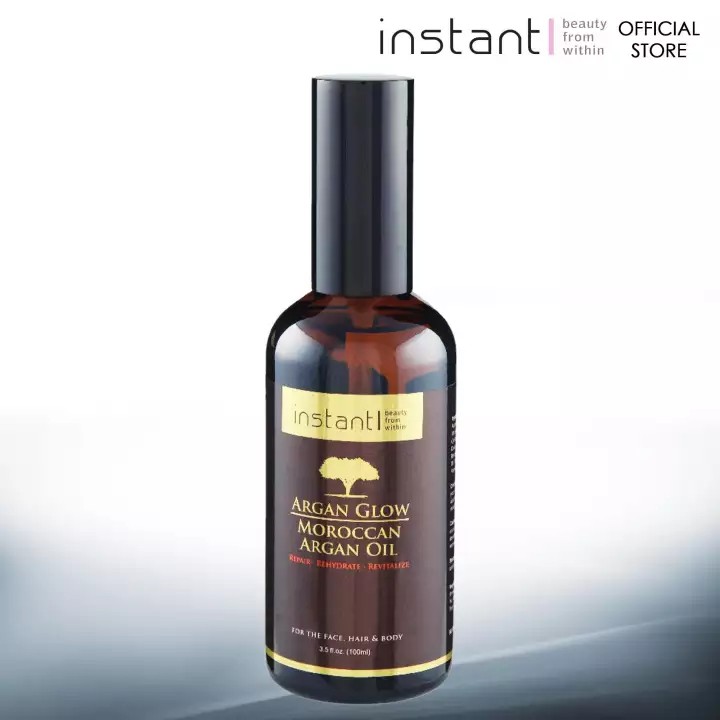 Instant Argan Glow Moroccan Argan Oil (100 ml), Beauty & Personal Care ...