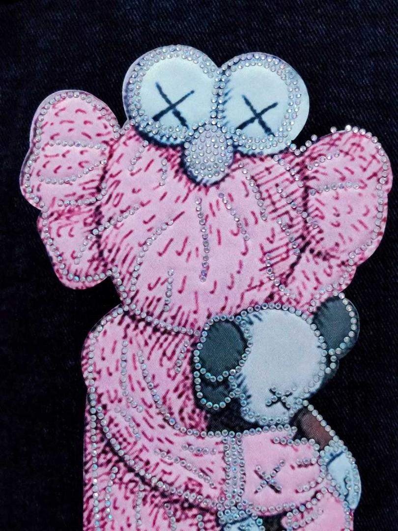 Kaws Denim Jacket, Women's Fashion, Coats, Jackets and Outerwear on ...