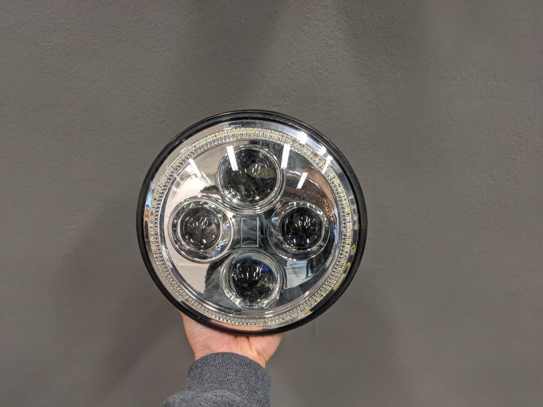 Land Rover Defender 90 Td5 Led headlights, Car Accessories, Electronics ...