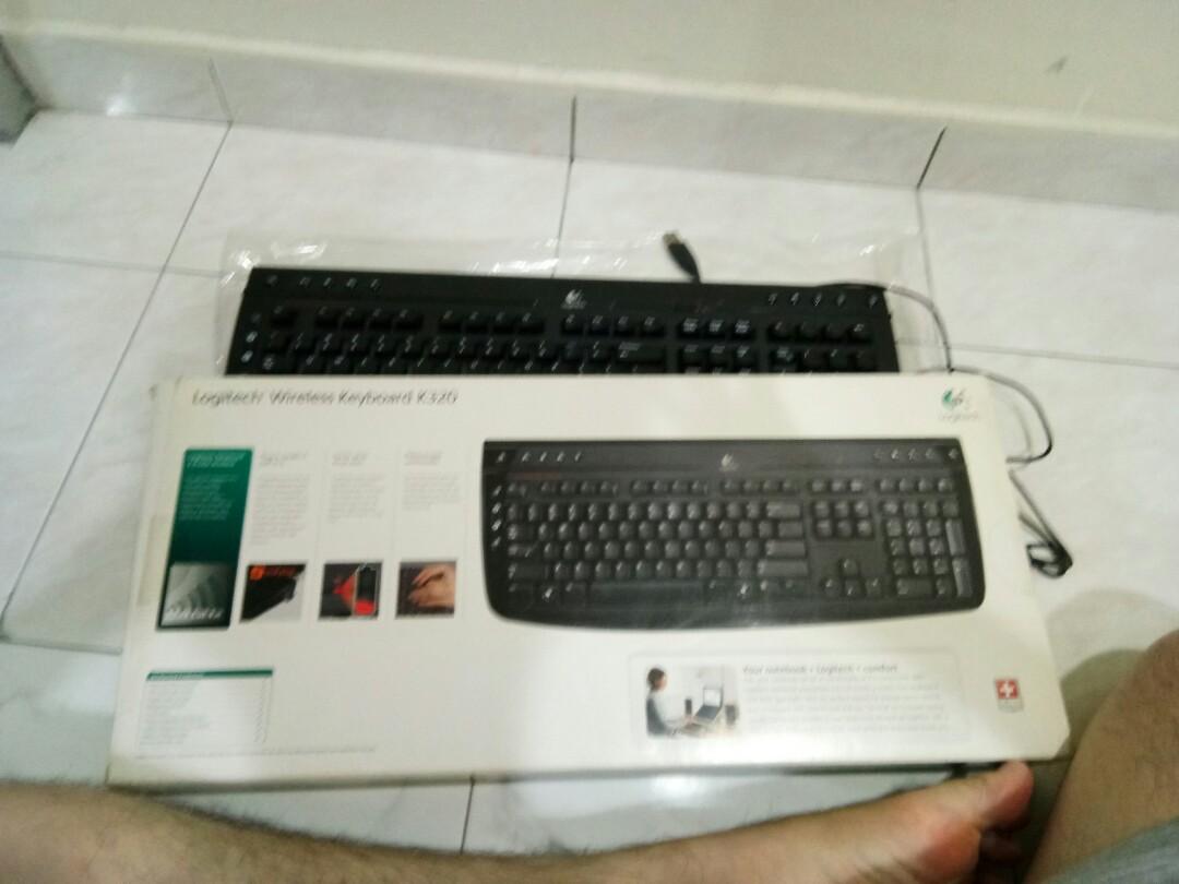 (USED) Logitech Wireless Keyboard K320 (OLD VERSION), Computers & Tech ...