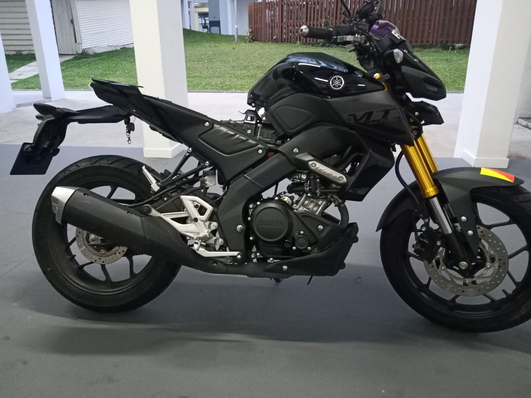 Mt15 rim sticker, Motorcycles, Motorcycle Apparel on Carousell