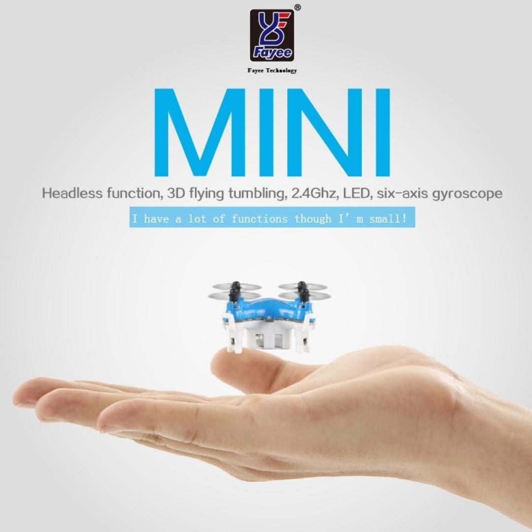 Nano Drone Mini Aircraft. World Smallest UAs. 360 Degree Rolling ...