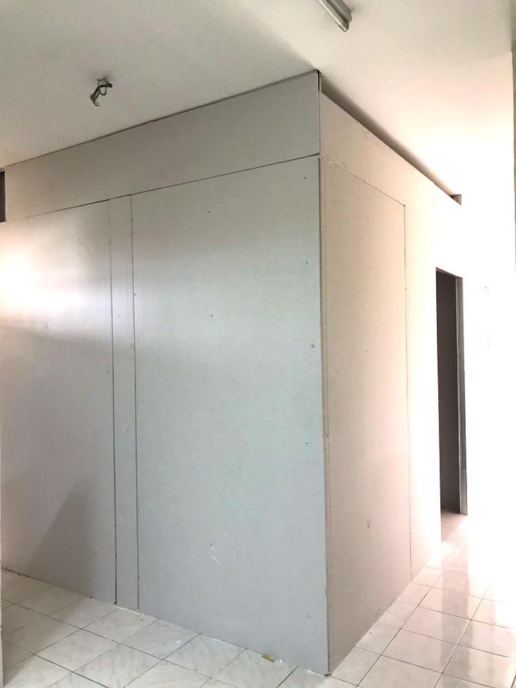 Pasang Dinding Partition Plaster Dan Cat Putih Untuk Rumah dan Lot ...