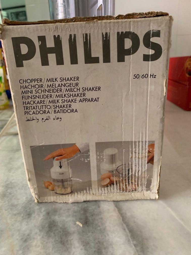Philips chopper / milk shaker (HR 1392), TV & Home Appliances, Kitchen ...