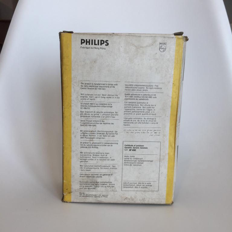 Philips Crown 550 Vintage Hair Dryer, Hobbies & Toys, Collectibles ...