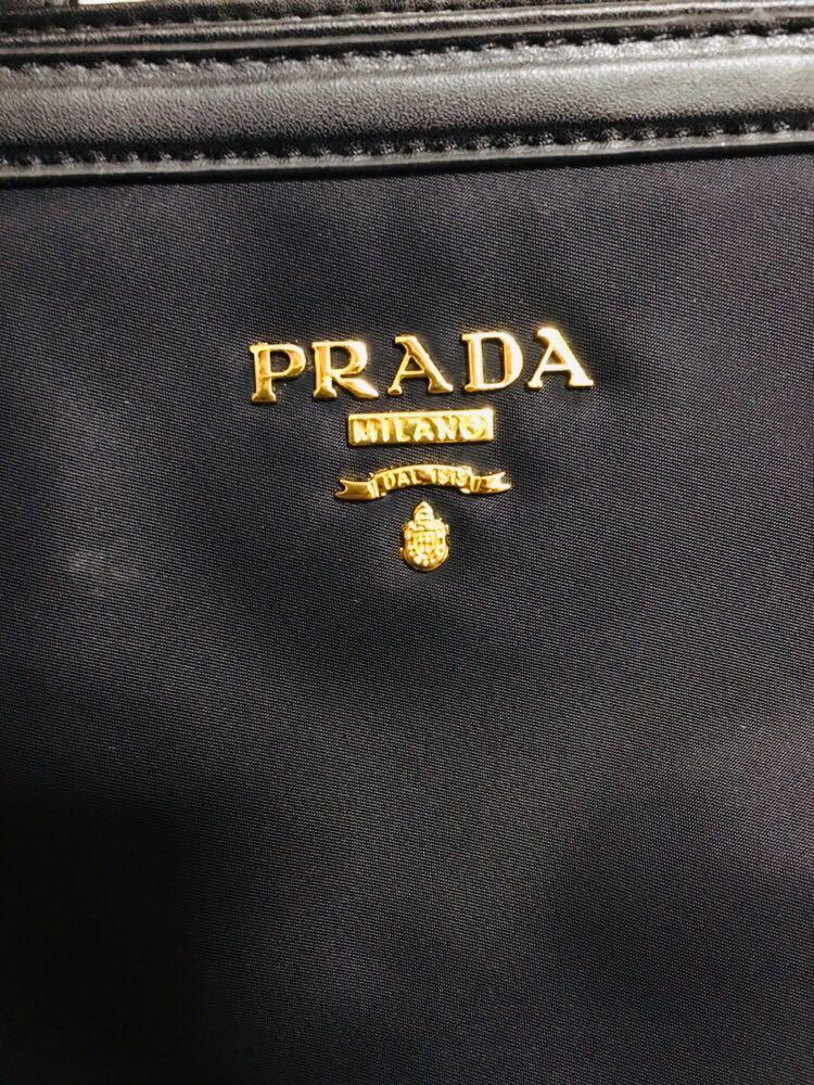Prada 2 Way with Lampo Zipper and Etiketa with Code, Luxury, Bags ...