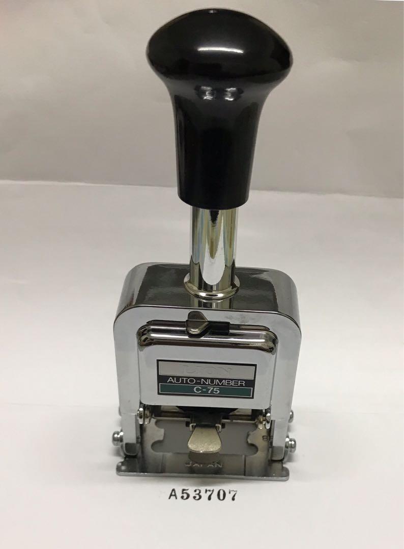 PRO -LINE Heavy-Duty Automatic Numbering Machine, 6-wheel, with ...