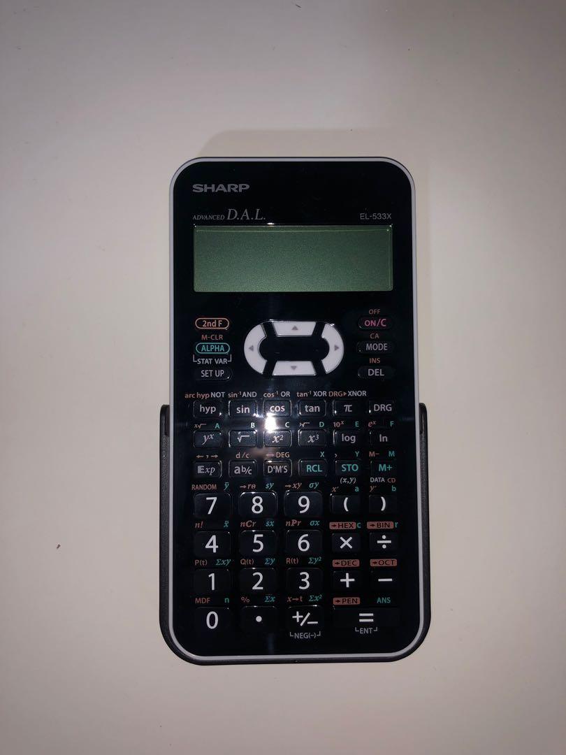 SHARP Calculator EL-533X-WH, Computers & Tech, Office & Business ...