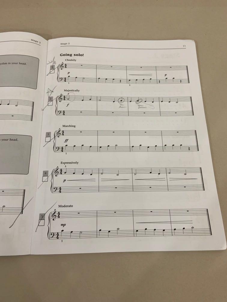 Sight reading grade 1, Hobbies & Toys, Music & Media, Music Scores on ...