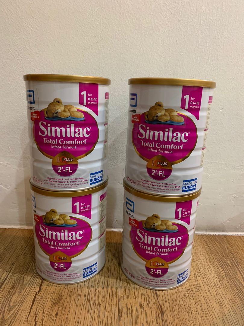 SIMILAC TOTAL COMFORT INFANT FORMULA PLUS STAGE (0-12 MONTH) 4TINS ...