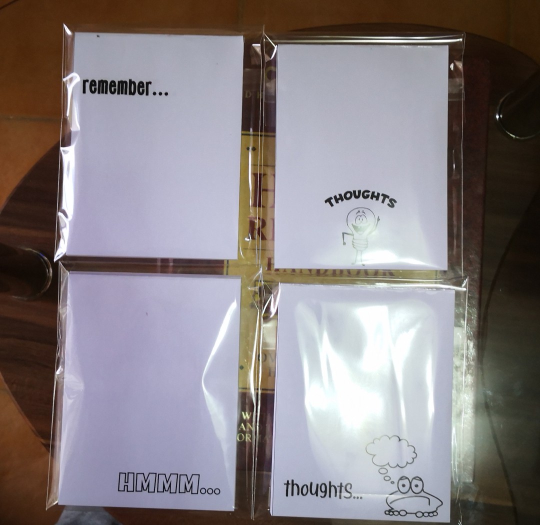 Statement NotedPads (for orders) on Carousell